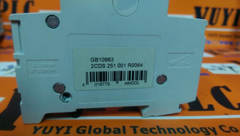 ABB GB10963 Circuit Breaker - PLC DCS SERVO Control MOTOR POWER SUPPLY IPC ROBOT